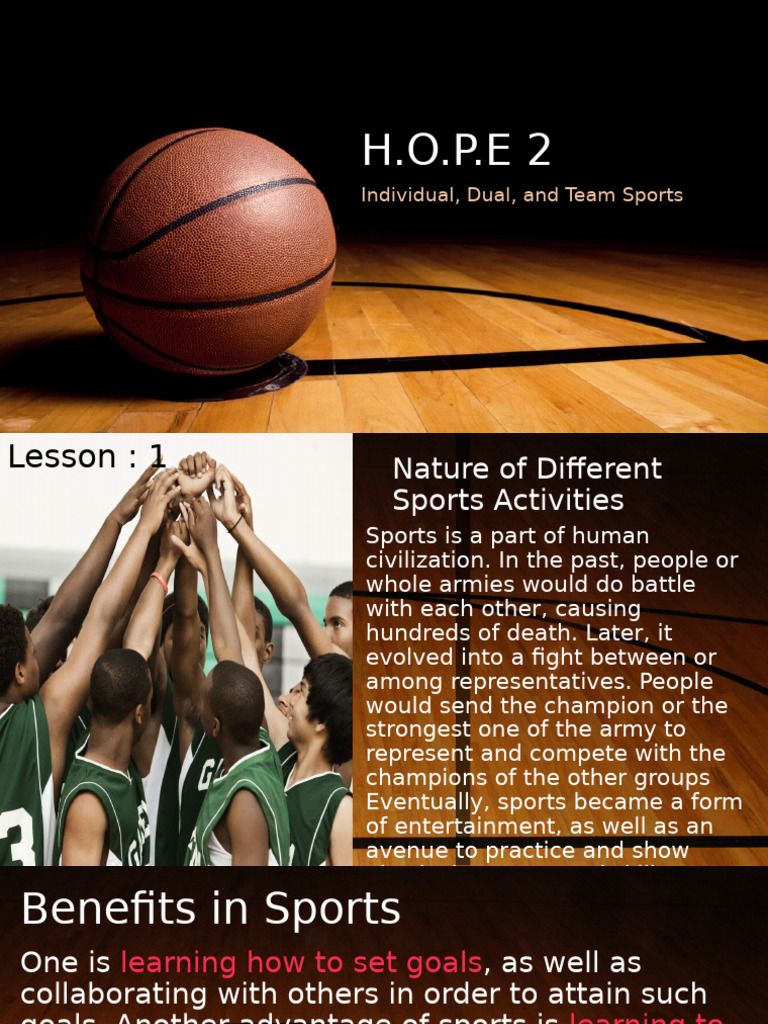 hope 3 | PDF | Sports | Etiquette