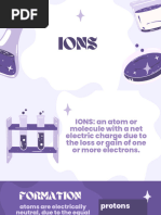 Cations and Anions - Mnemonics | PDF