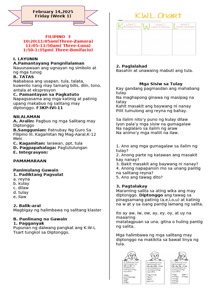 Q4-DLP-FIL-DAY 3 WEEK 1 | PDF