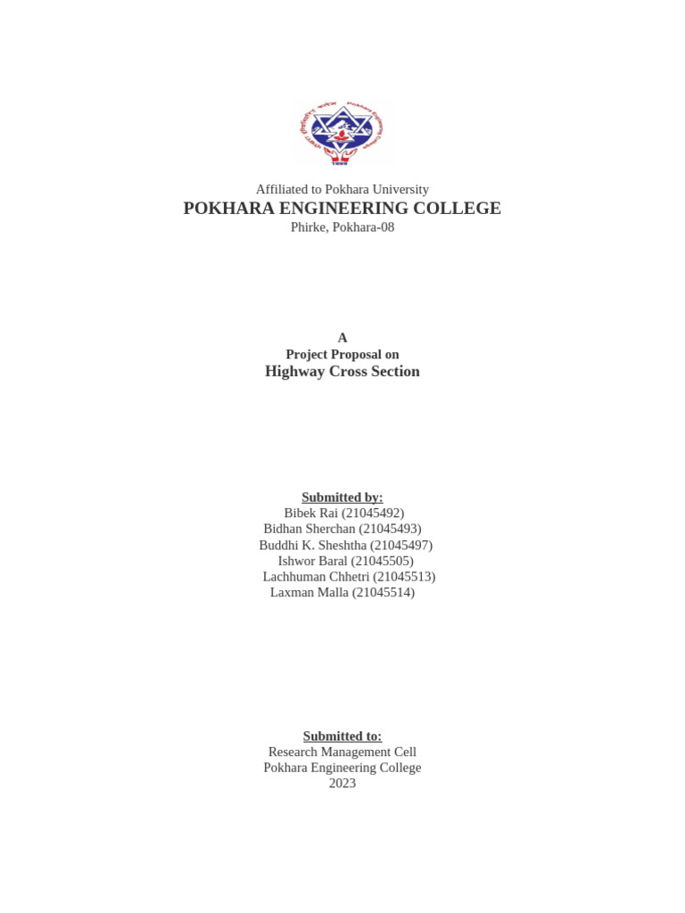 Optimizing Highway Cross Sections | PDF | Road | Road Surface