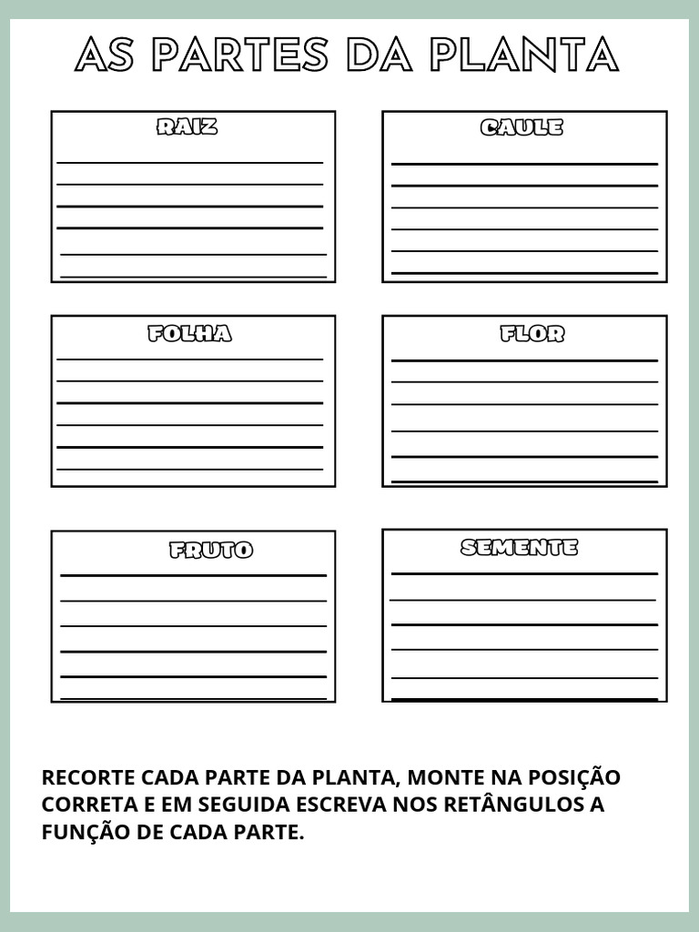 As Partes Da Planta - 20250216 - 121510 - 0000 | PDF