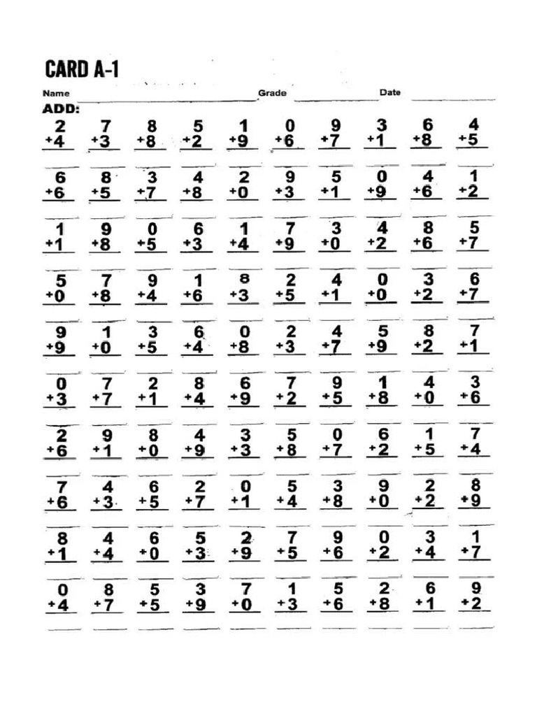 Window Drill Card A1 | PDF