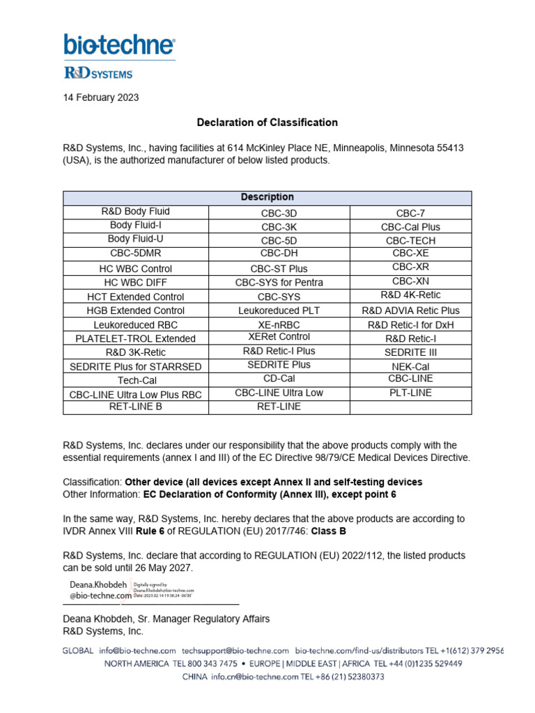 Declaration of Class - Class B | PDF | European Union Law | European Union