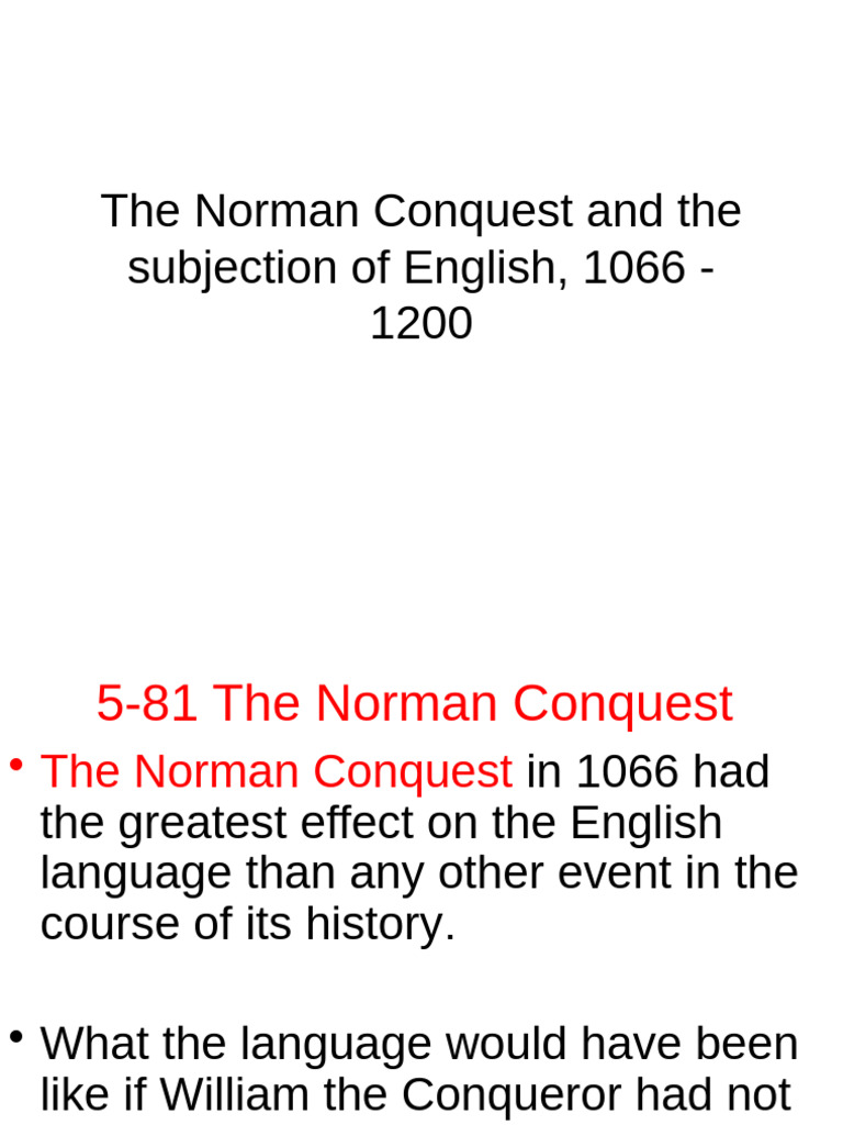 5 The Norman Conquest 2013 | PDF | Normans | Normandy