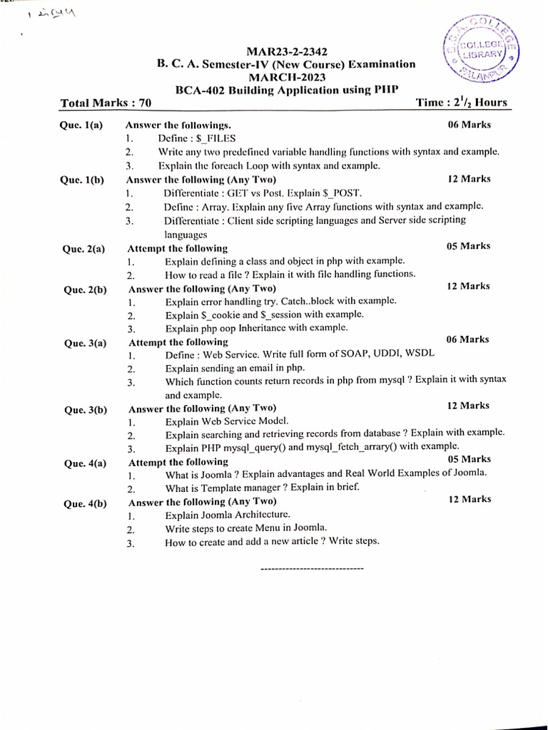 402 Building Application Using PHP | PDF