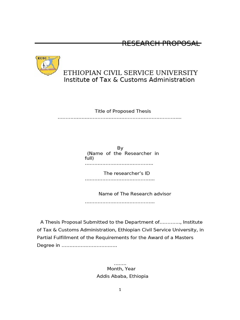 Thesis Proposal Guidelines | PDF | Sampling (Statistics) | Hypothesis