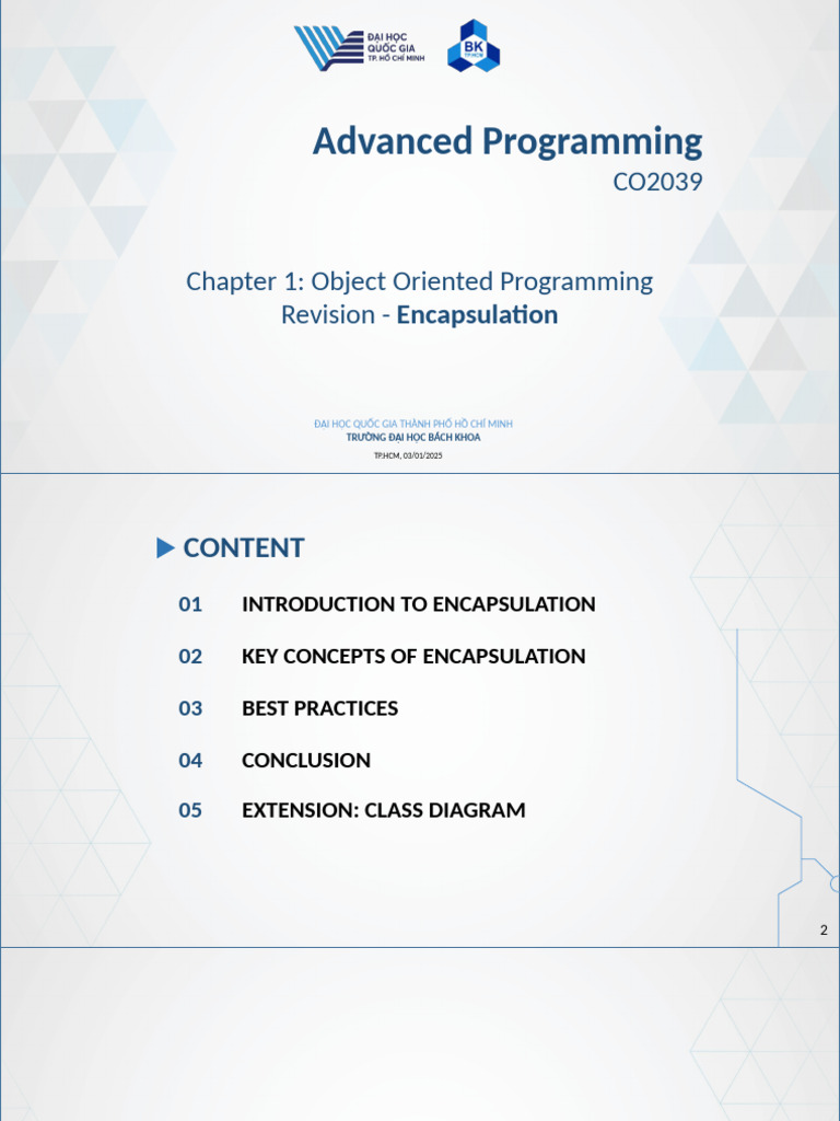 Chap1 Encapsulation v2 | PDF | Class (Computer Programming) | Computer Engineering