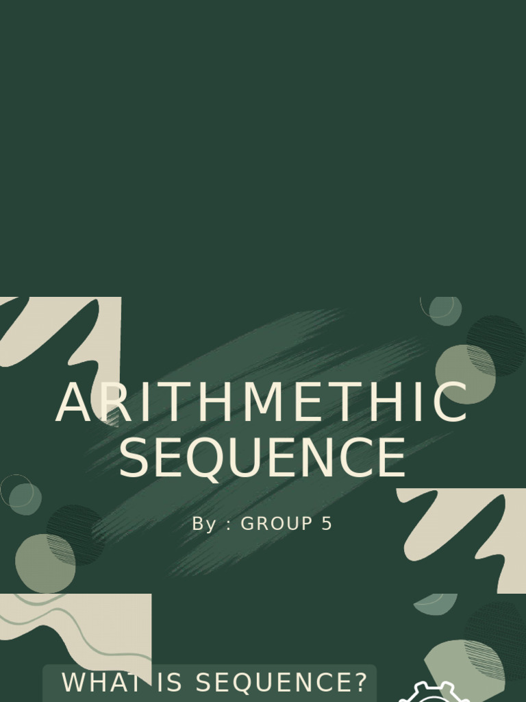 Understanding Arithmetic Sequences | PDF | Mathematics | Mathematical Analysis