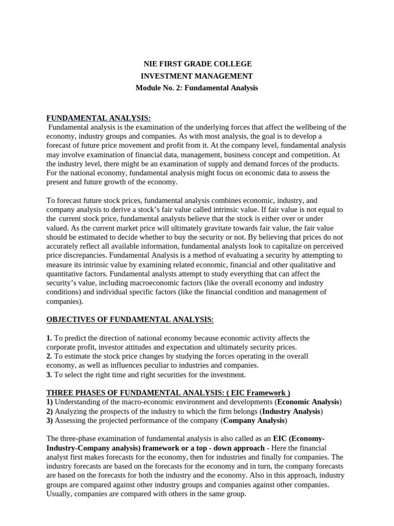 Module 2 fundamental analysis | PDF | Government Budget Balance | Bonds ...