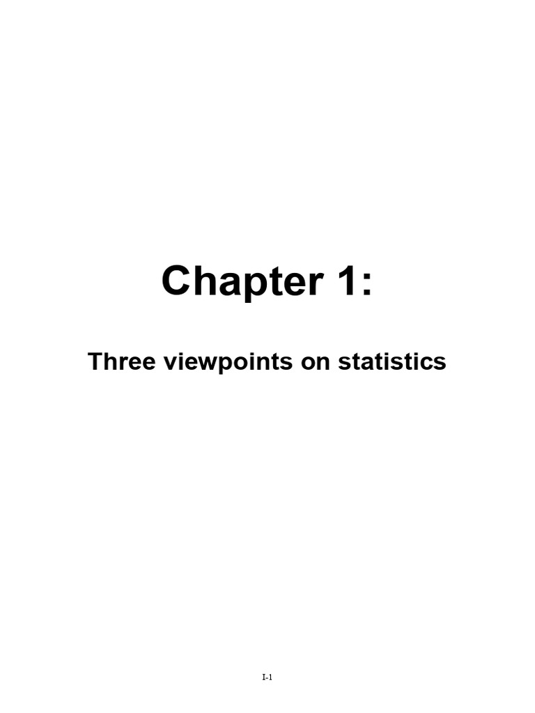0 Points of View | PDF | Bayesian Inference | Statistical Inference