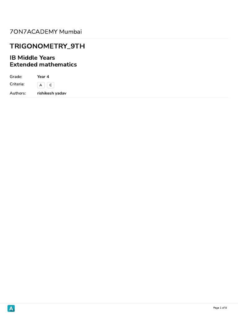 Trigonometry - 9TH (Yd133y) | PDF