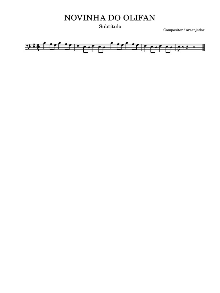 15-Novinha Do Olifan Bone | PDF