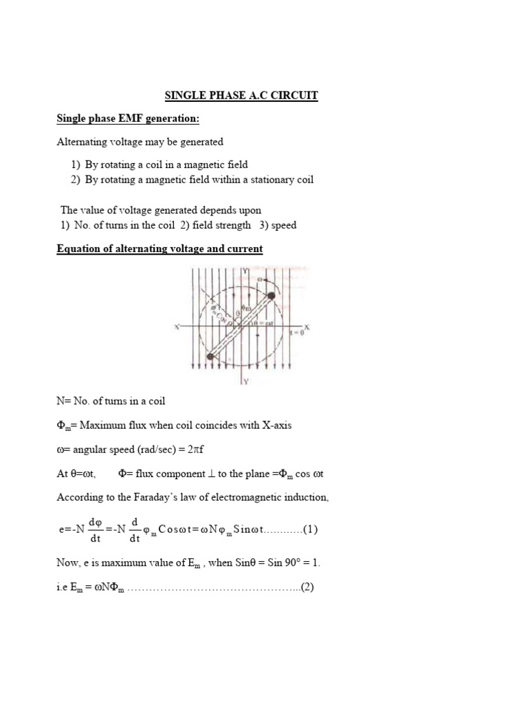 Single Phase and Three Phase AC Circuits | PDF | Electrical Impedance | Metrology