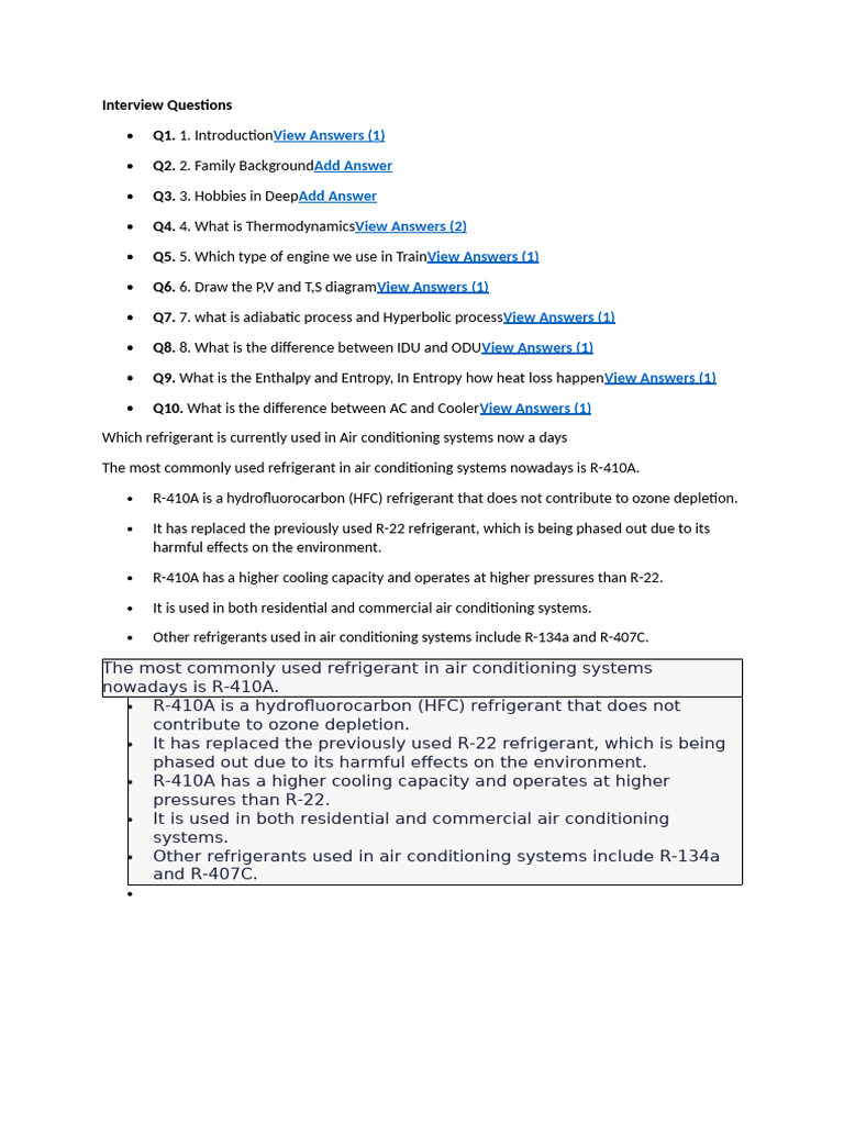 Interview Question1 | PDF