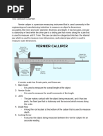 Micrometer Caliper Parts | PDF | Home & Garden | Science & Mathematics