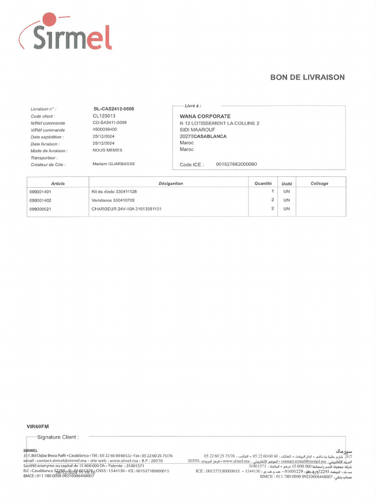 BL - Cas2412-0608 Lot 4 | PDF