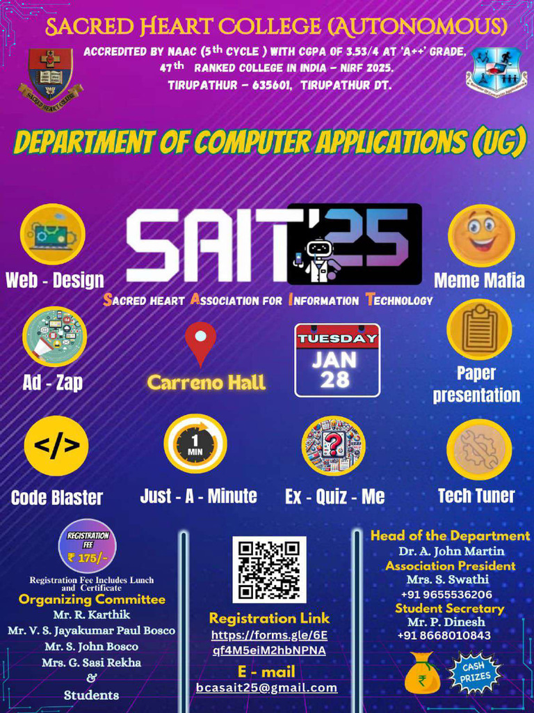 SAIT '25 - Invitation and Rules | PDF | Computing | Computer Science