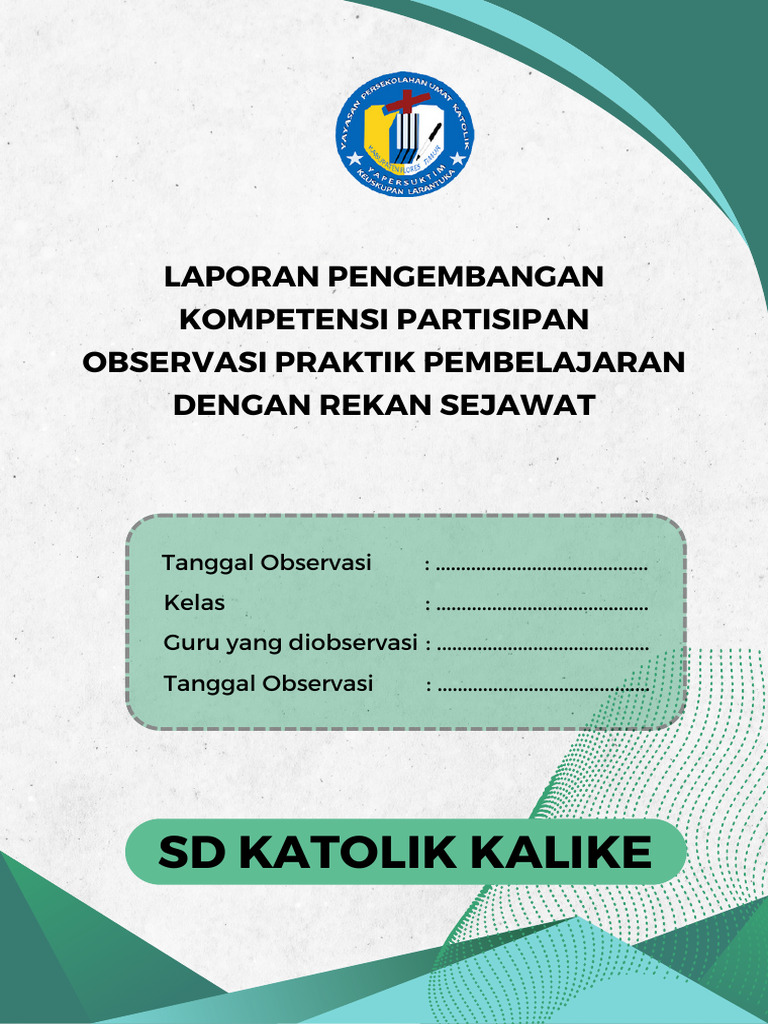 Laporan Observasi Pembelajaran Guru | PDF