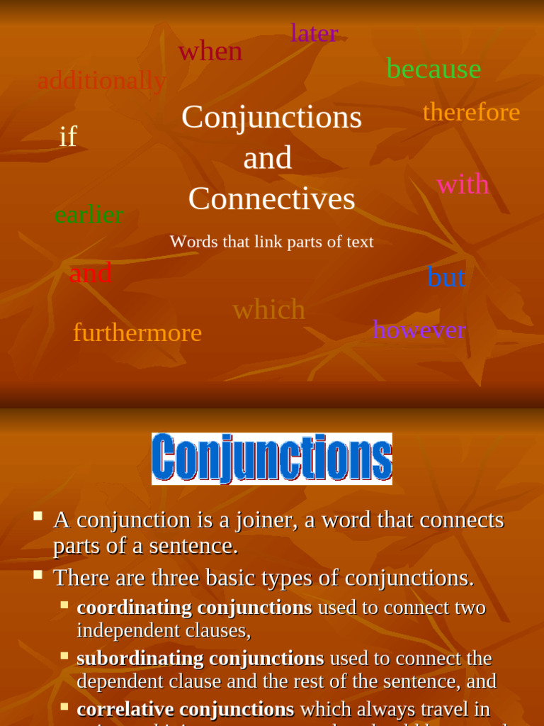 Conjunctions 2 | PDF | Syntactic Relationships | Semantics