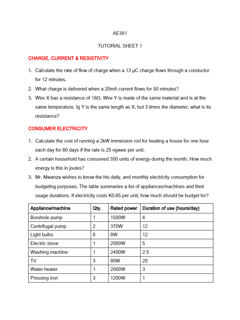 Charge Flow and Electricity Costs Guide | PDF