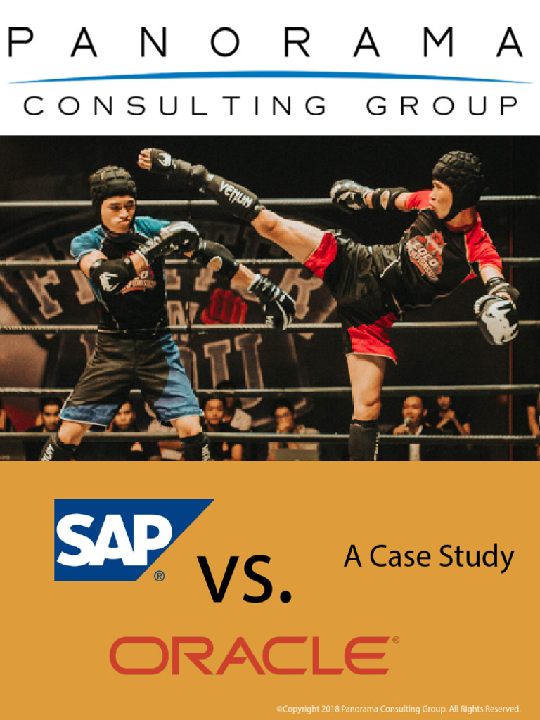 SAP Vs Oracle Case Study | PDF | Oracle Corporation | Enterprise ...