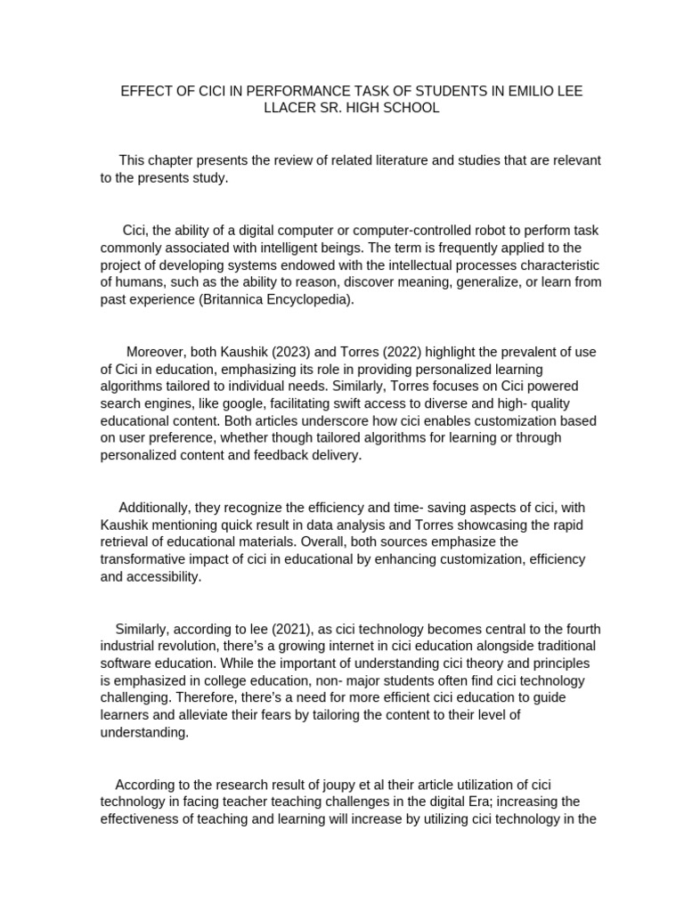 RRL Group 1 Pr2 Sy 2024 2025 | PDF | Teachers | Learning