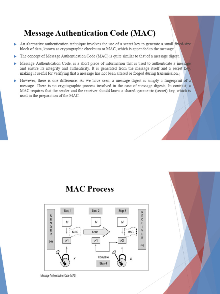 Unit-4(MAC) | PDF | Cryptography | Applied Mathematics