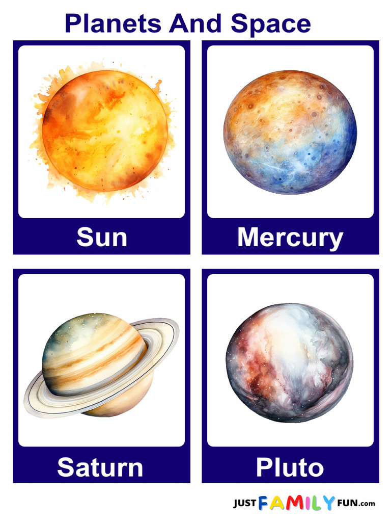 Planets Flashcards | PDF