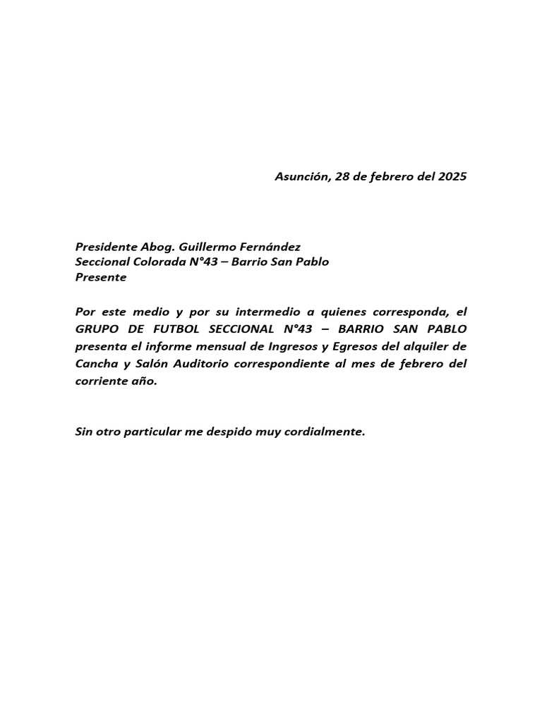 Informe Secc 2025 | PDF