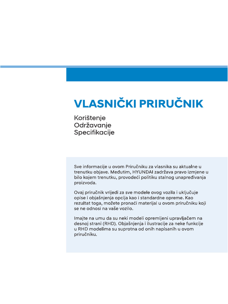 Hyundai Tucson NX4 PE MY2025 Korisnicki Prirucnik | PDF