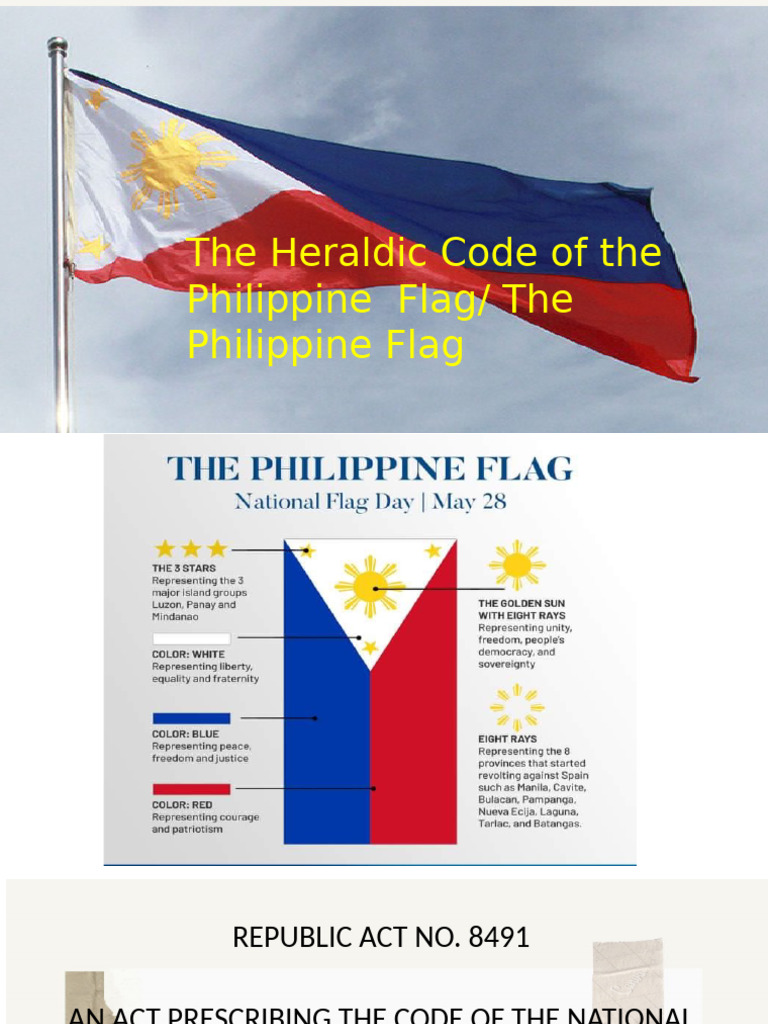 Philippine Flag Heraldic Code | PDF | Flag | Nation