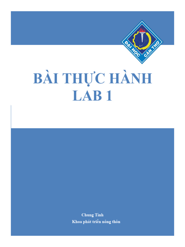 QTHT Lab1 2024 2025 | PDF