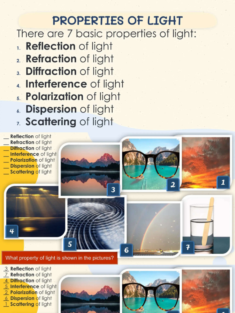 Differentiating Dispersion, Scattering, Interference, and Diffraction | PDF