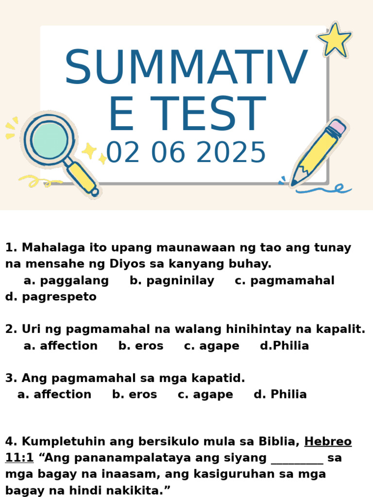 02 06 25 Summative Test | PDF