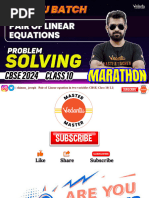 Linear Equations PYQs | PDF | Equations | System Of Linear Equations