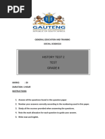 Grade 8 Geography Term 1 Test Paper | PDF | Earth | Astronomy