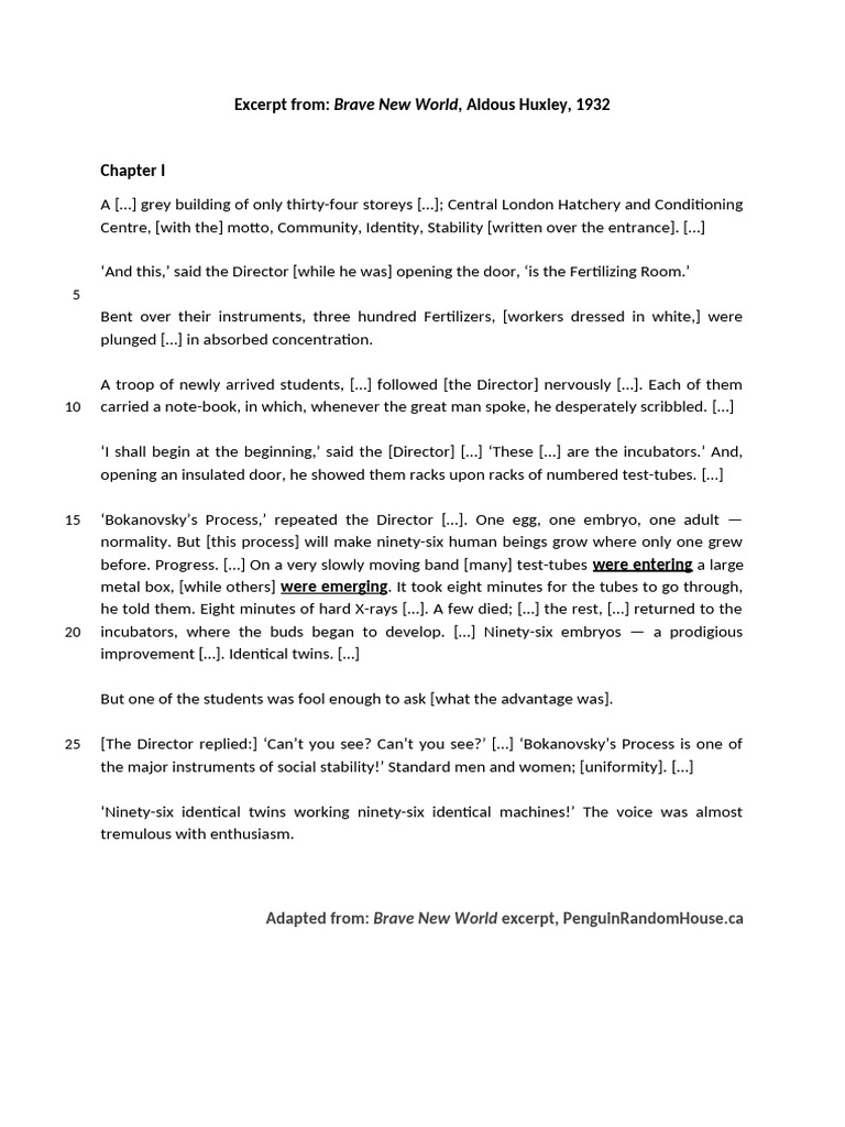 2 TEXT - Brave New World | PDF