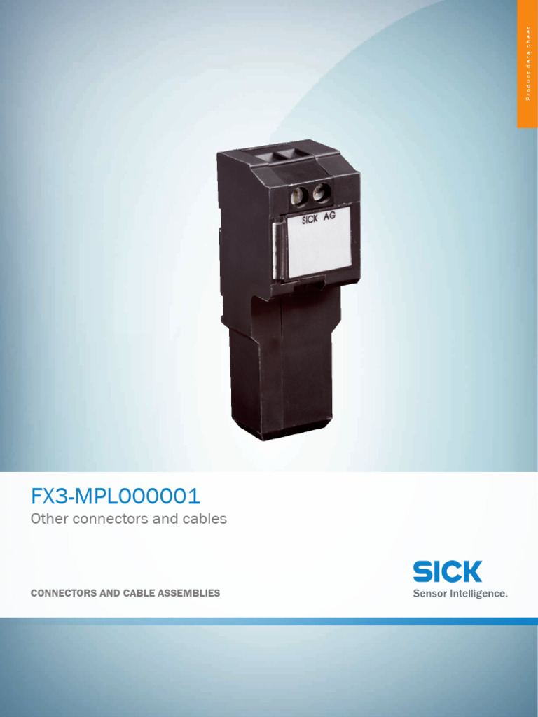 Datasheet FX3-MPL000001 1043700 en | PDF | Electronics | Electricity
