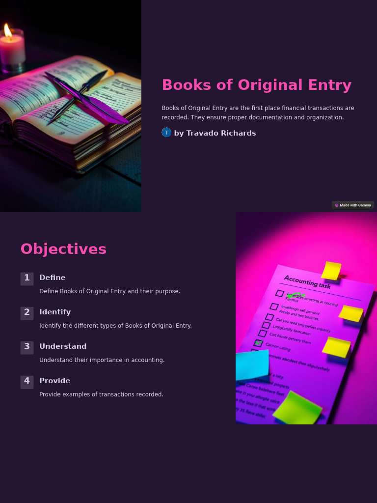 Books of Original Entry | PDF