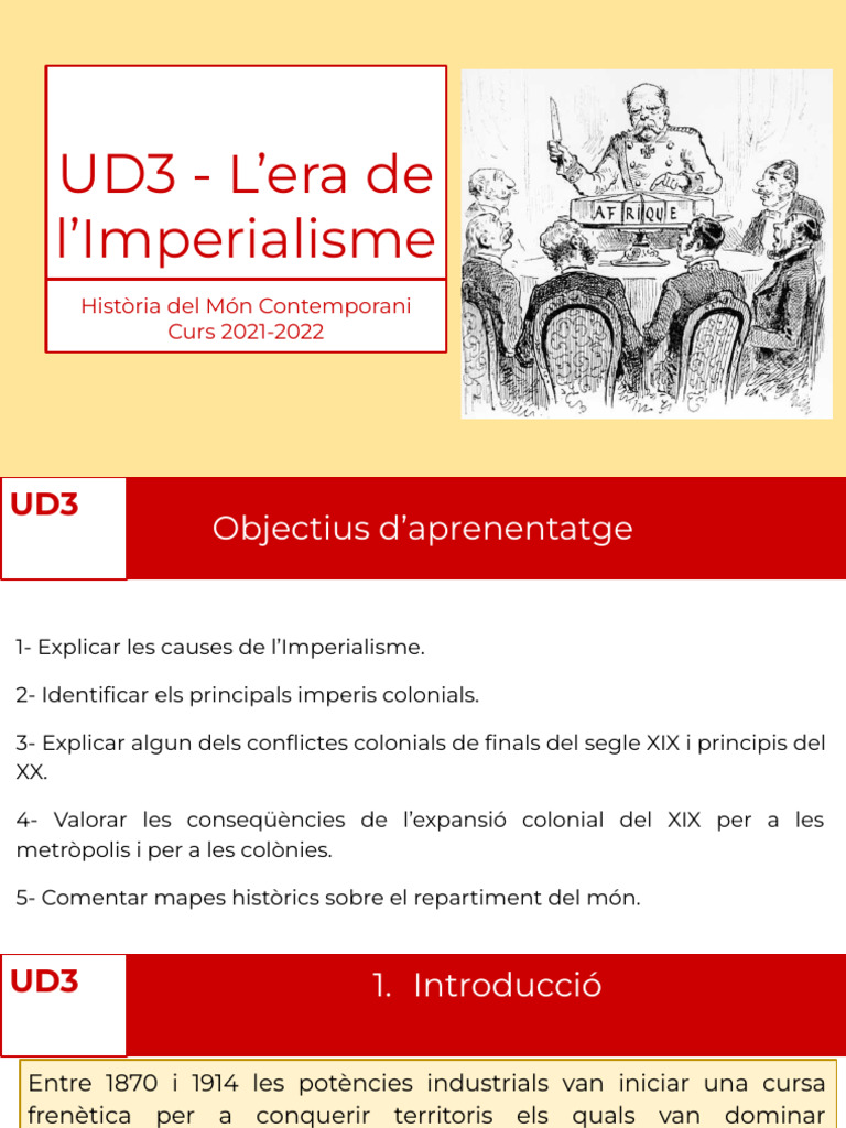UD3 - Imperialisme | PDF