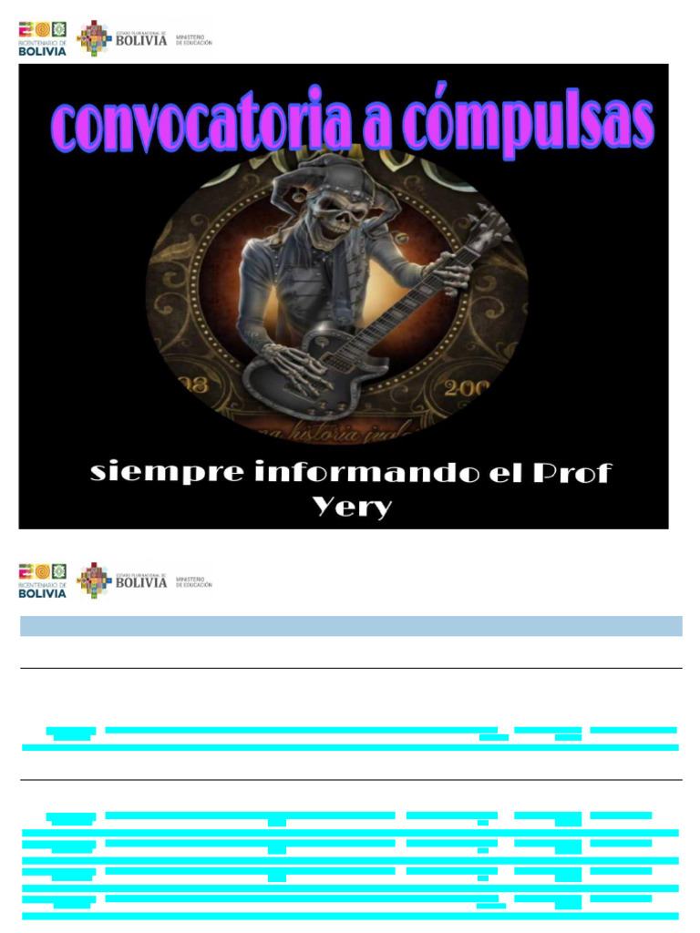 COMPULSA 5 DE MARZO COCHABAMBA | PDF