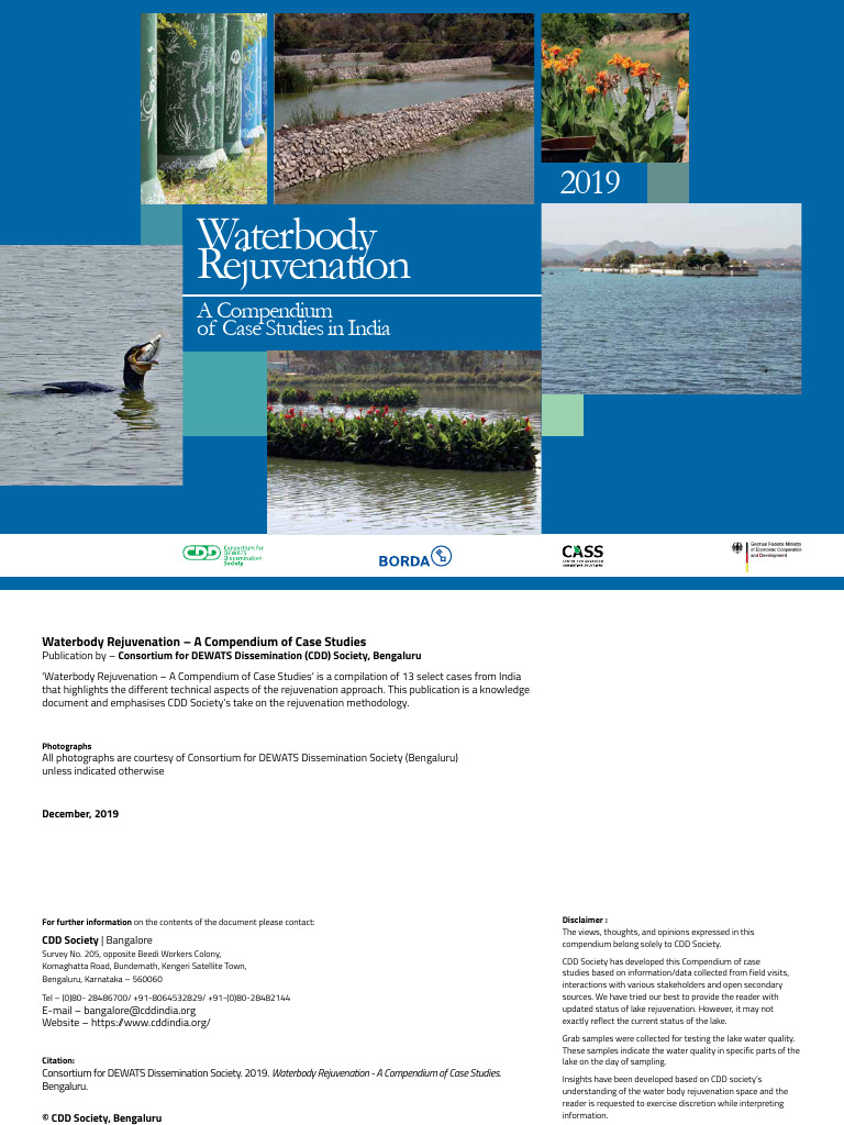 WBR Compendium by CDD | PDF | Sewage Treatment | Water