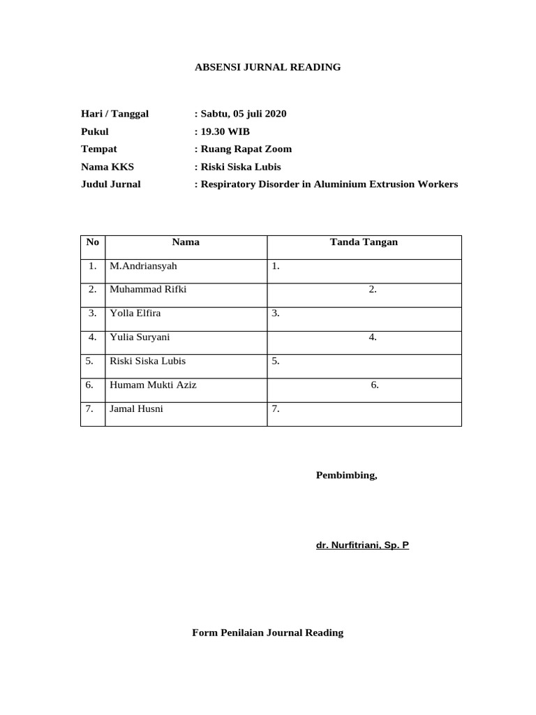 SOP Journal Reading | PDF