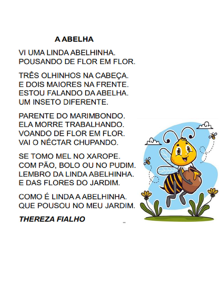 Poema A Abelha | PDF