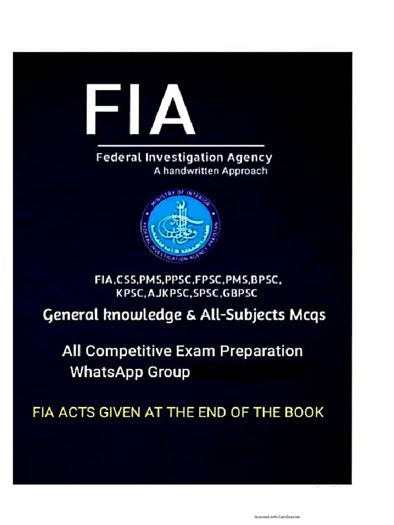 FIA Notes | PDF