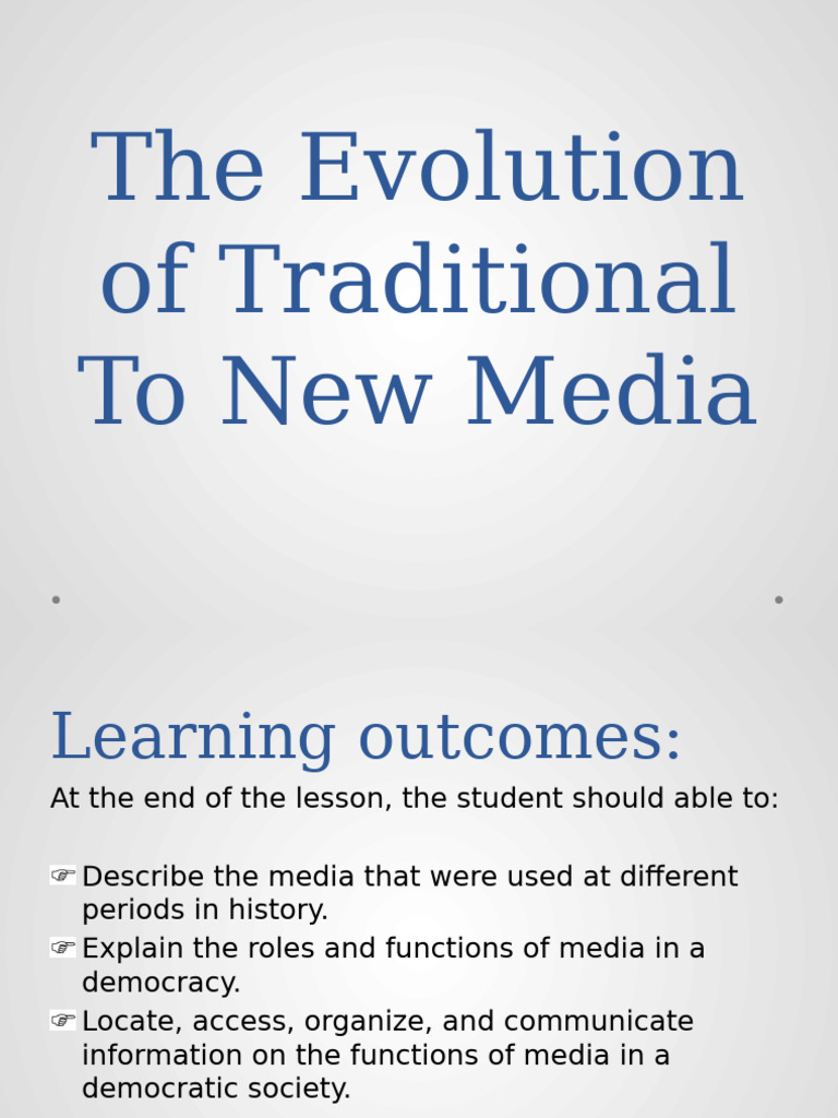 Lesson 2 MIL | PDF | Mass Media | Radio