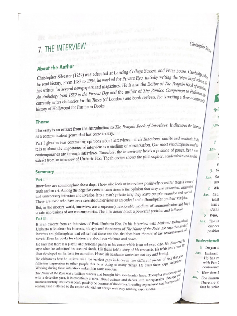 7. THE INTERVIEW | PDF