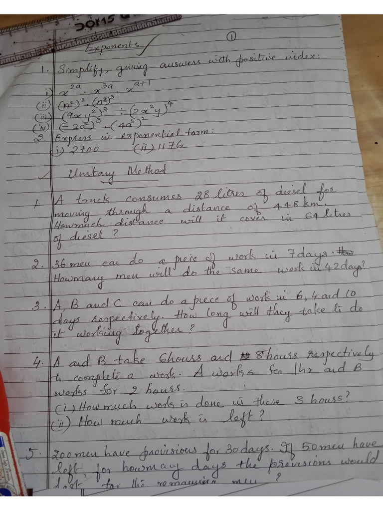 STD 7 Revision | PDF