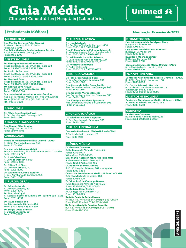 Guia Medico 24.02.25 | PDF