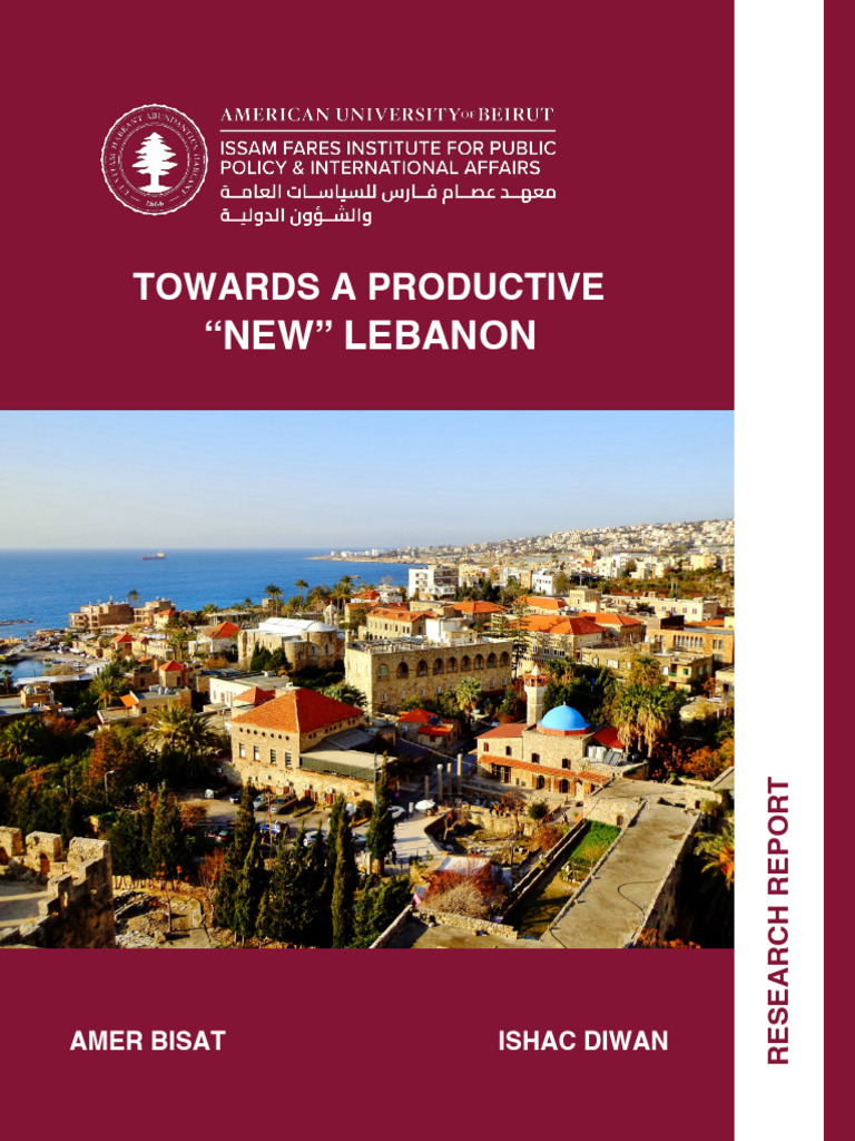 Towards Productive New Lebanon | PDF | Lebanon | Entrepreneurship